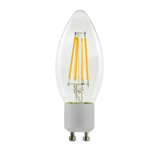 SEGULA candle LED bulb GU10 3W filament dim 2,200K | Lights.co.uk