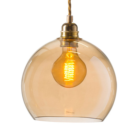 EBB & FLOW Rowan hanging light suspension system gold twisted | Lights ...