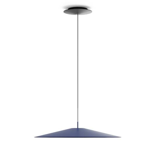 Luceplan Koinè LED pendant light 927 Ø55cm blue | Lights.co.uk