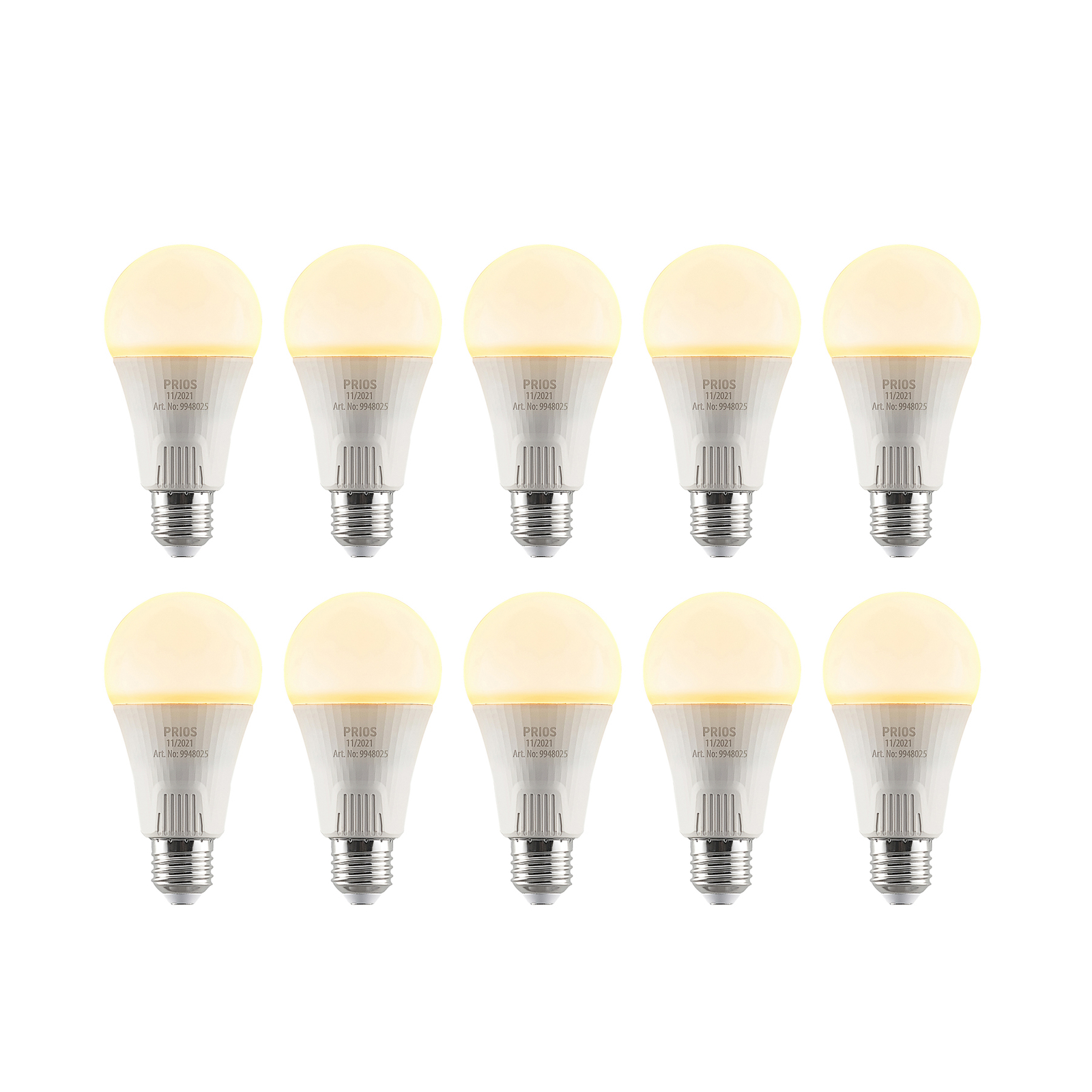 LED-Lampe E27 A65 15W weiß 2.700K 10er-Set | Lampenwelt.de