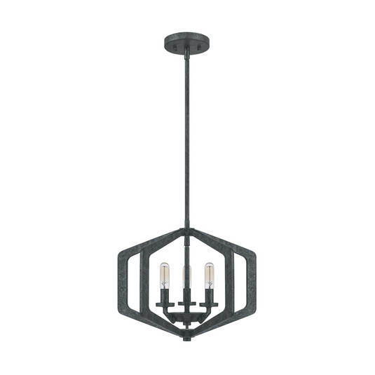 Hanglamp Vanguard, oudzwart, 3-lamps | Lampen24.nl