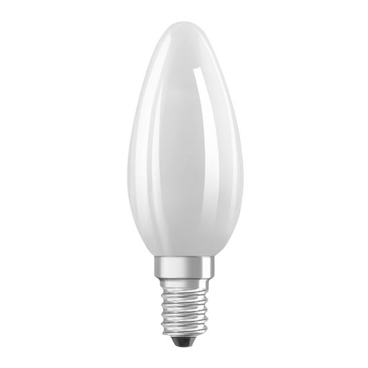 OSRAM LED lamp kaars mat E14 1,2W 2700K 255lm | Lampen24.nl