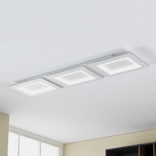 EGLO connect LED-Deckenlampe Padrogiano-Z 3-fl., 120 x 30 cm ...