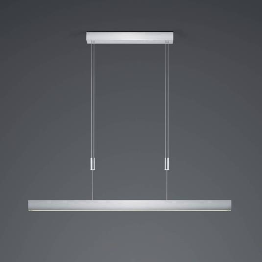 Delta LED pendant light, 100 cm, aluminium | Lights.co.uk