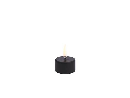 Tealight LED w/Battery 4 x 2,1 cm Plain Black - Uyuni Lighting Koupit ...