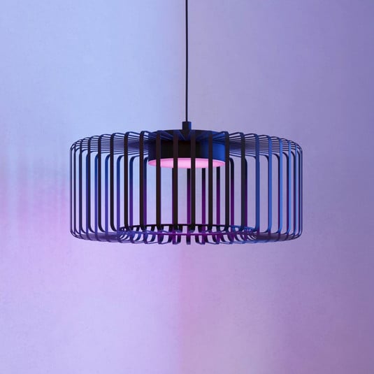 EGLO connect LED-Hängeleuchte Ginestrone-Z, 1-fl., schwarz | Lampenwelt.de