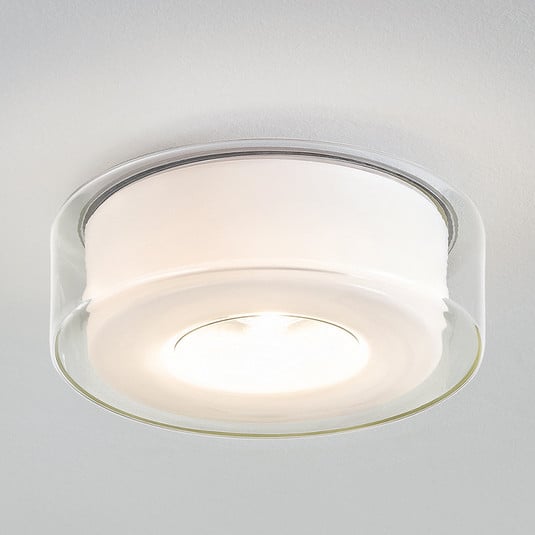 serien.lighting Curling M Decke klar/opal 2.700K | Lampenwelt.de