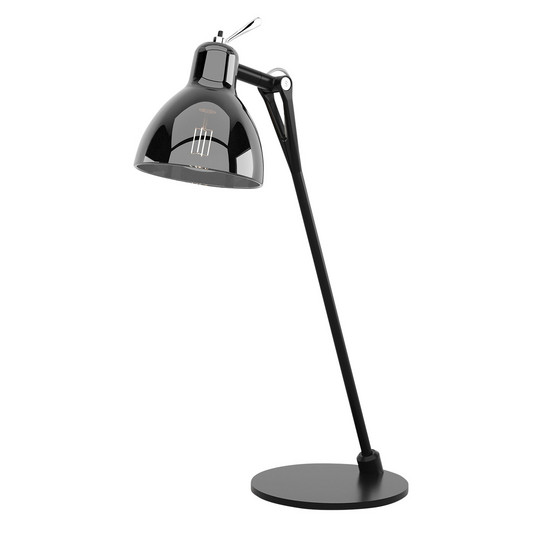 Luxy T0 Glam Tischlampe, schwarz/rauch, 52 cm - Rotaliana | Online ...