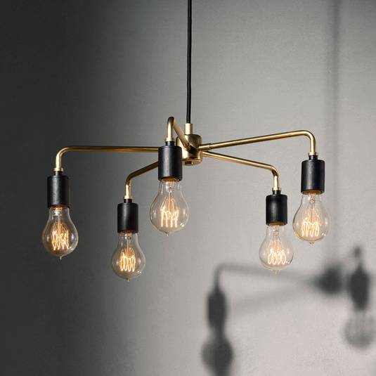 Audo Leonard lampada sospensione ottone massiccio | Lampade.it