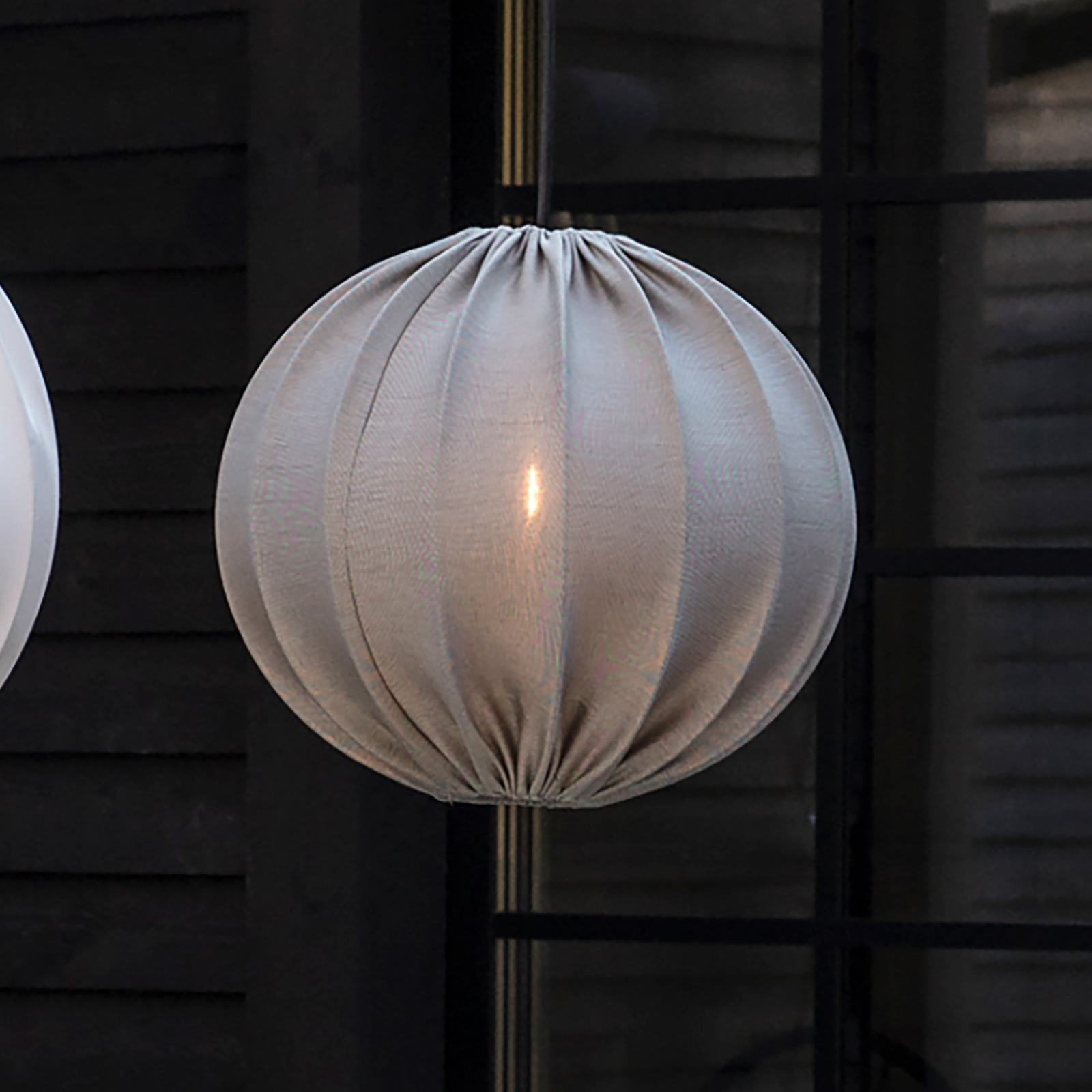 PR Home Shade Alva Outdoor Hanging Lamp beige Ø 50 | Lights.co.uk