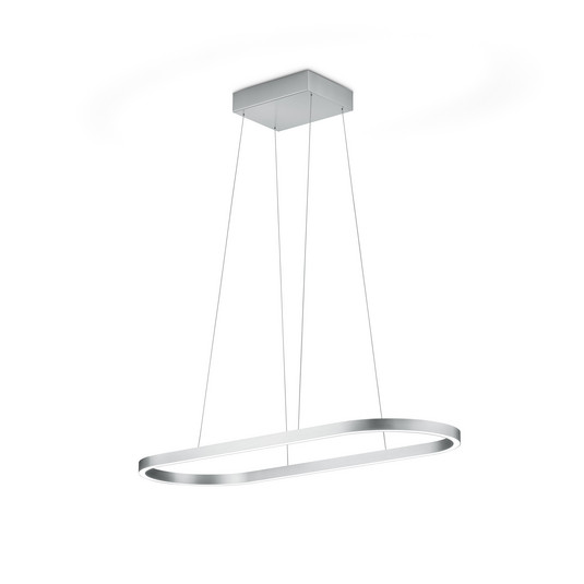 Elin LED pendant light, matt nickel, gesture control | Lights.co.uk