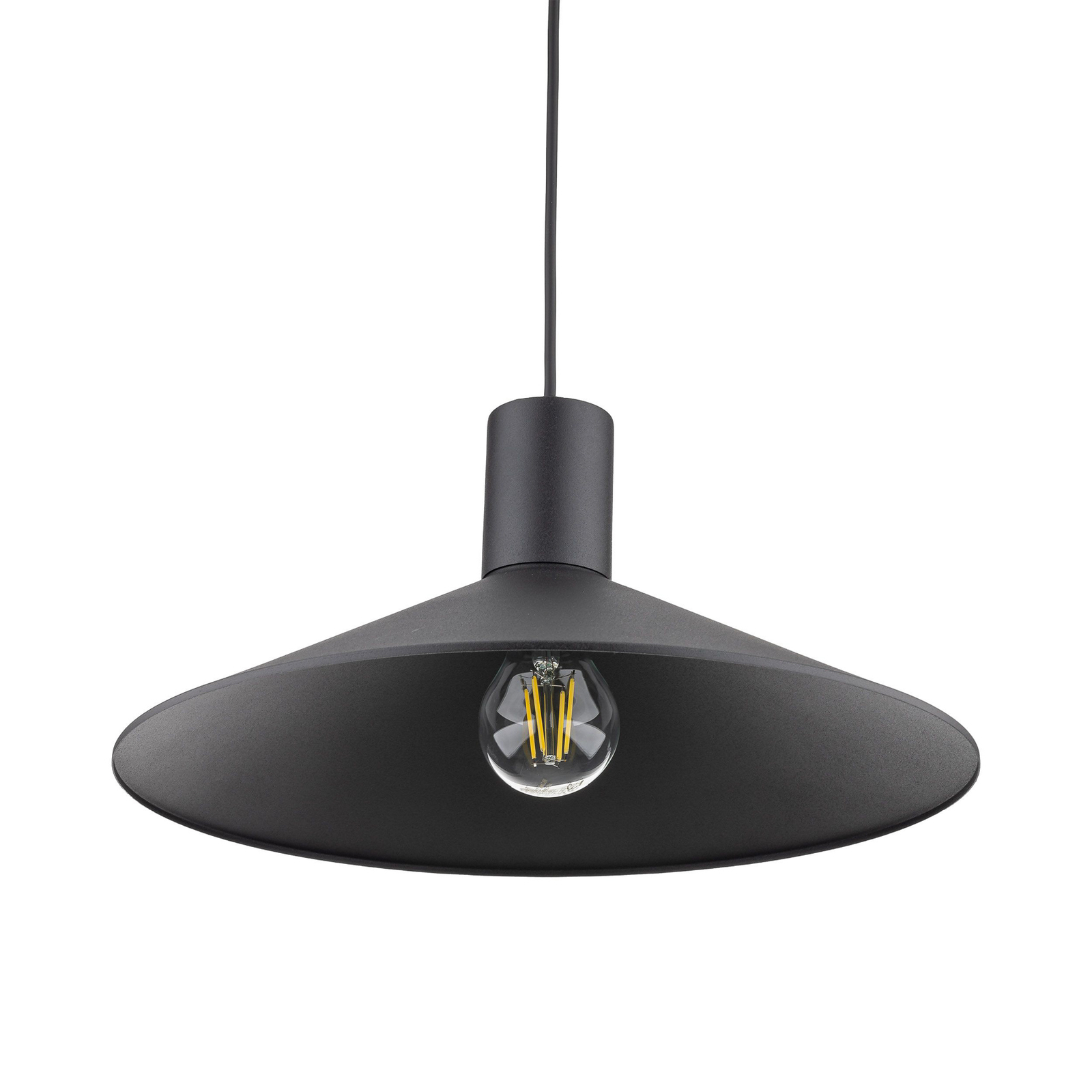 Jump pendant light, black, Ø 36 cm | Lights.co.uk