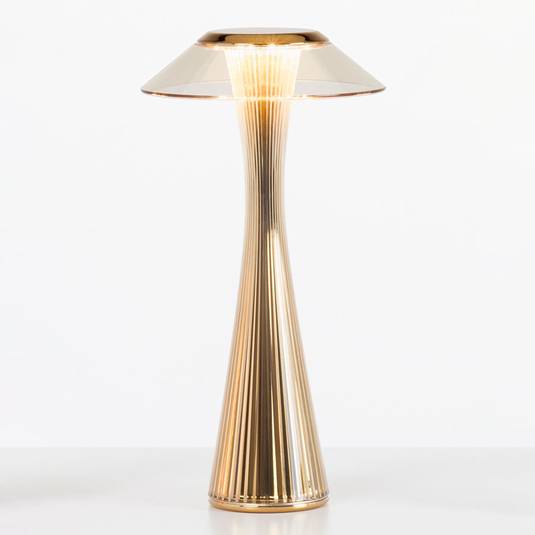 Kartell Space - LED-Designer-Tischleuchte, gold | Lampenwelt.de