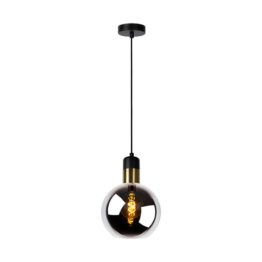 Lampada a sospensione Julius, 1 luce, grigio fumo, Ø 20 cm | Lampade.it