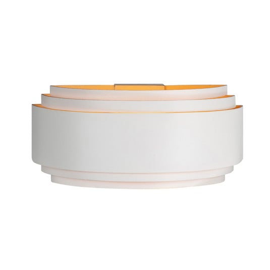 Sofia wall light, white, width 30 cm, aluminium, E14 | Lights.co.uk