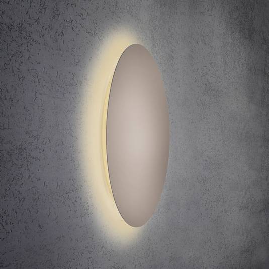 Escale Blade LED wandlamp, taupe, Ø 79 cm | Lampen24.be