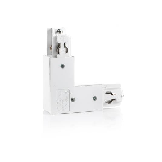 Ivela Angle 90° Terre Extérieur pour LKM quadro, blanc | Luminaire.fr