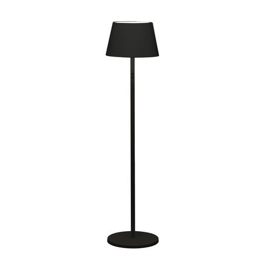 Pomezia outdoor LED floor lamp, USB, black | Lights.co.uk