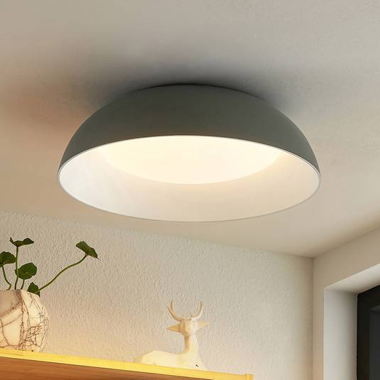 Lindby Juliven LED ceiling light, grey | Lights.co.uk