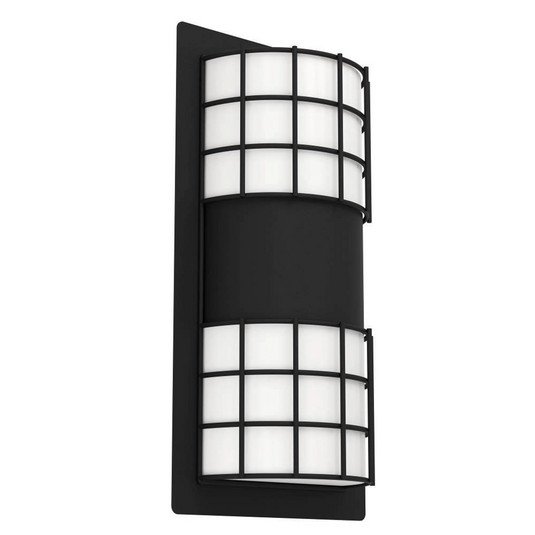 EGLO Cistierna 2 outdoor wall light, black/white | Lights.co.uk