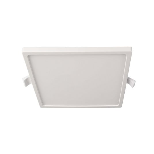 Alya white LED recessed ceiling light, 18 x 18 cm, 2,700 K | Lights.co.uk