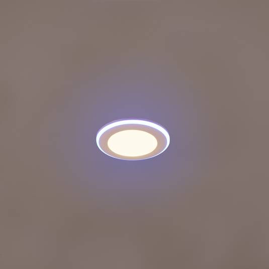 Argus LED downlight RGBW remote Ø 8 cm white | Lights.co.uk