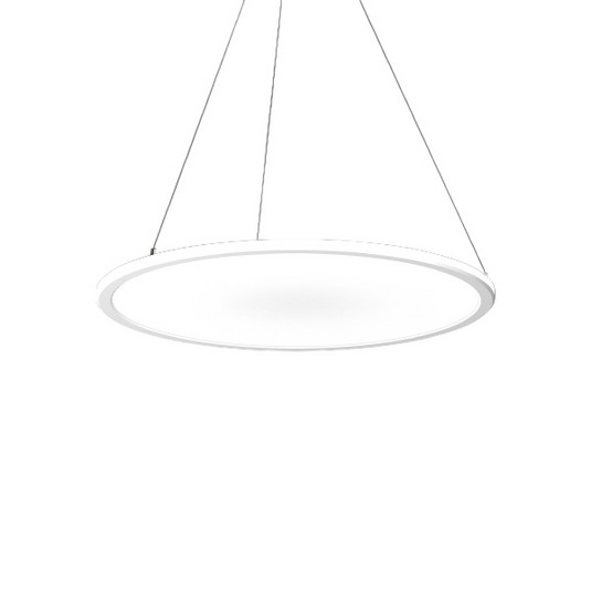 RZB Sidelite Eco pendant light Ø 58cm opal 3,000 K | Lights.co.uk
