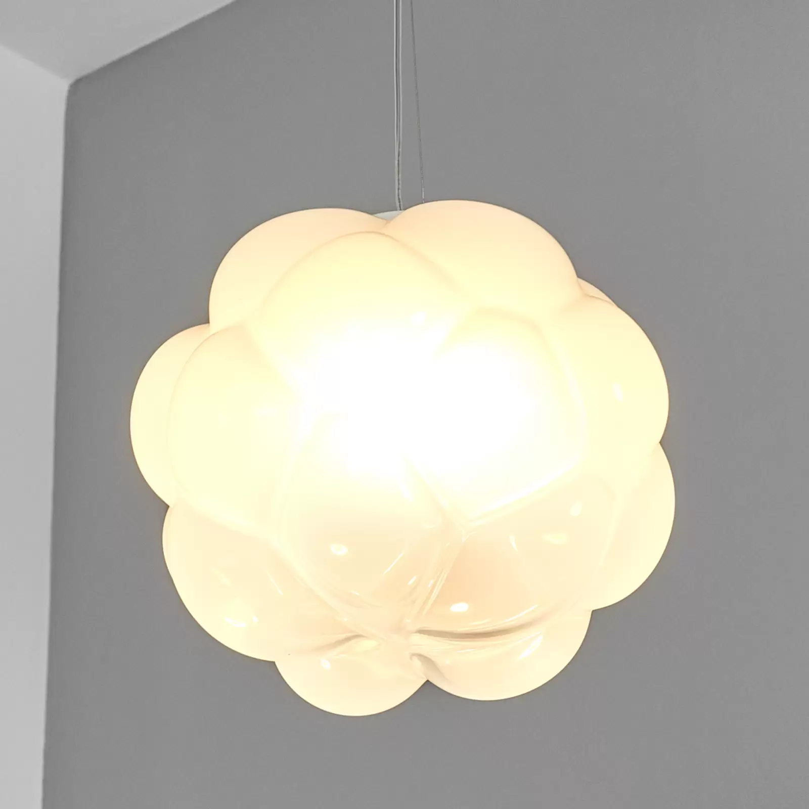 Cloud shaped Cloudy LED hanging light 26 cm Lights.ie