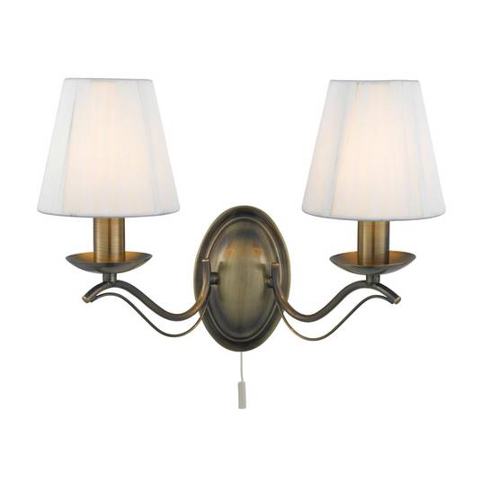 Wandlampe Andretti, zweiflammig | Lampenwelt.de