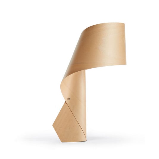 LZF Air table lamp natural beech | Lights.co.uk
