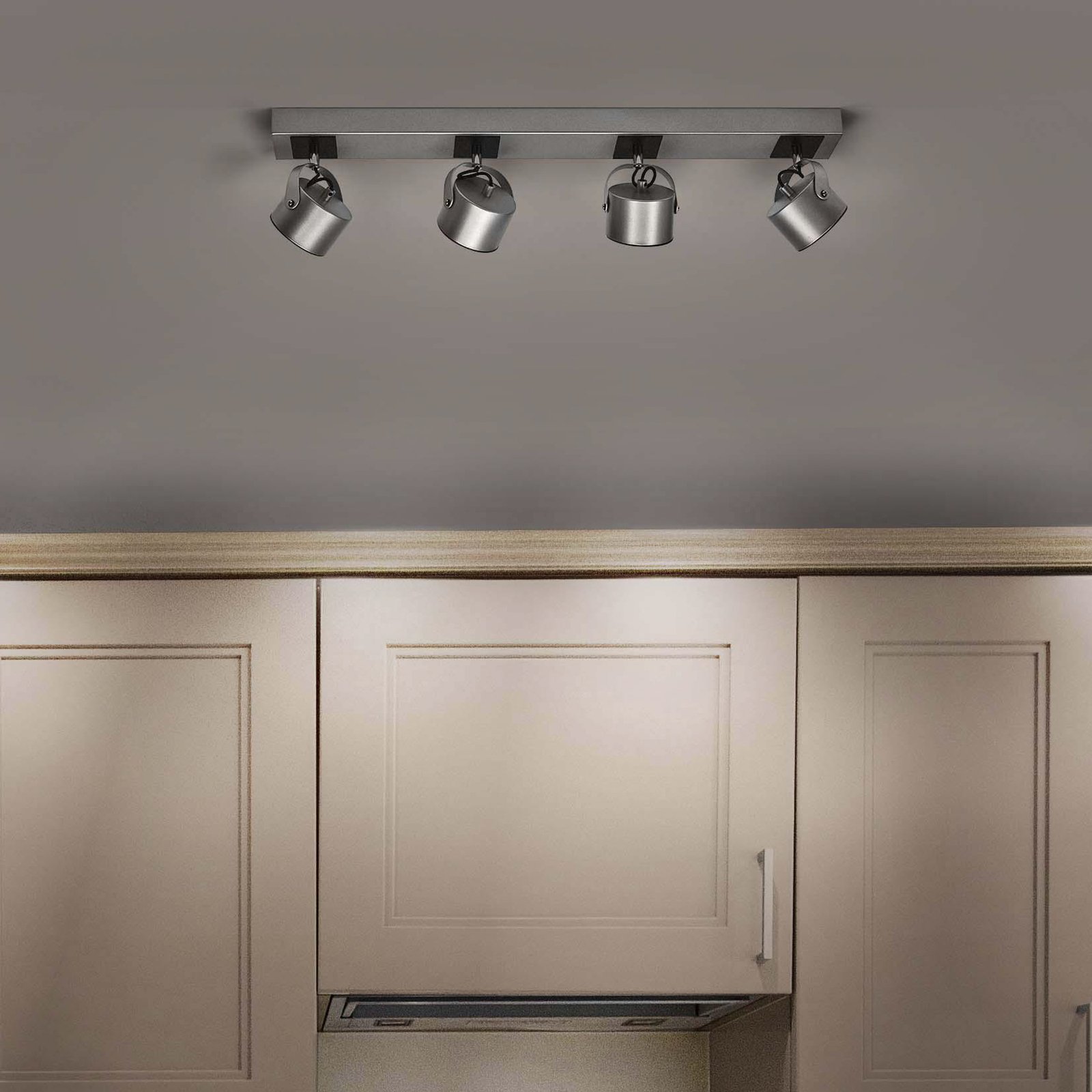 LEDVANCE LED downlight Jupiter, 3,000 K, 4-bulb, long | Lights.co.uk