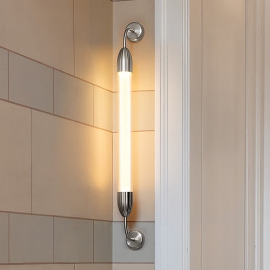 UMAGE Lemon Squeeze wall light, 1-bulb, L 94 cm, steel | Lights.co.uk