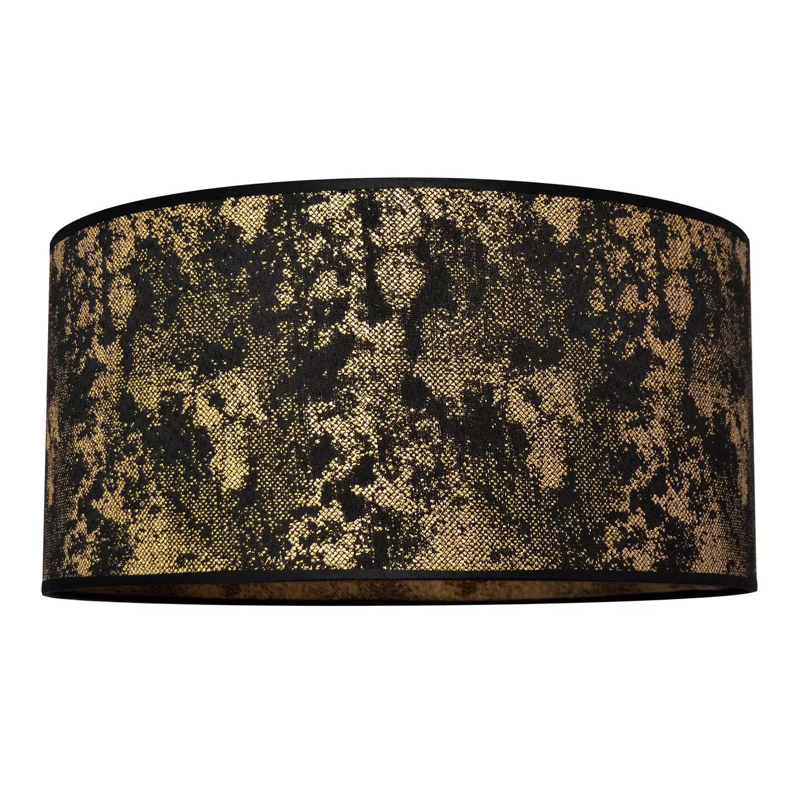 Lampshade Abba E27 O 40 height 20cm black gold Lights.ie