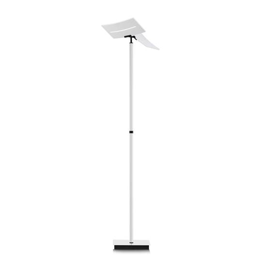 Evolo LED floor lamp CCT, white | Lights.co.uk