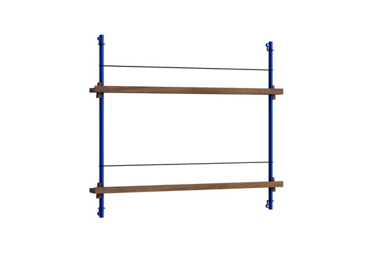Magazine Shelving 65 Regal Smoked Oak/Deep Blue - Moebe | Online bestellen