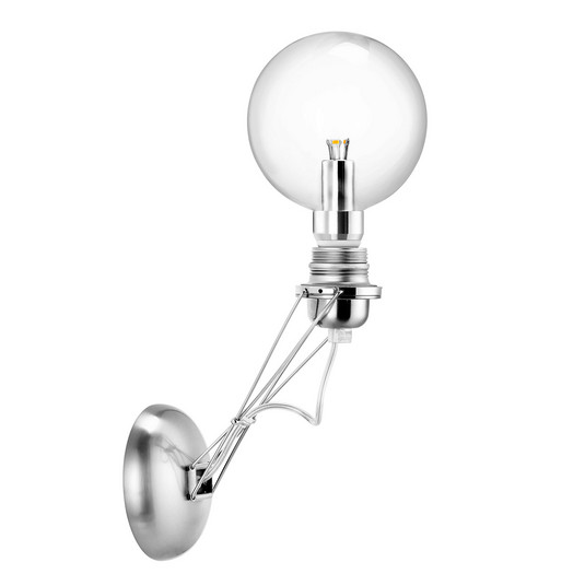 LUMINA Matrix Mono wall light, nickel | Lights.co.uk