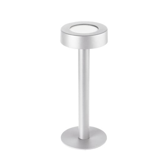 LEDS-C4 LED-Akku-Tischleuchte Orbit, weiß, Stahl, Touch-Dim | Lampenwelt.ch