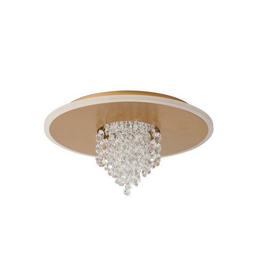 Plafoniera LED Deluge, color oro, Ø 32 cm, metallo/acrilico | Lampade.it