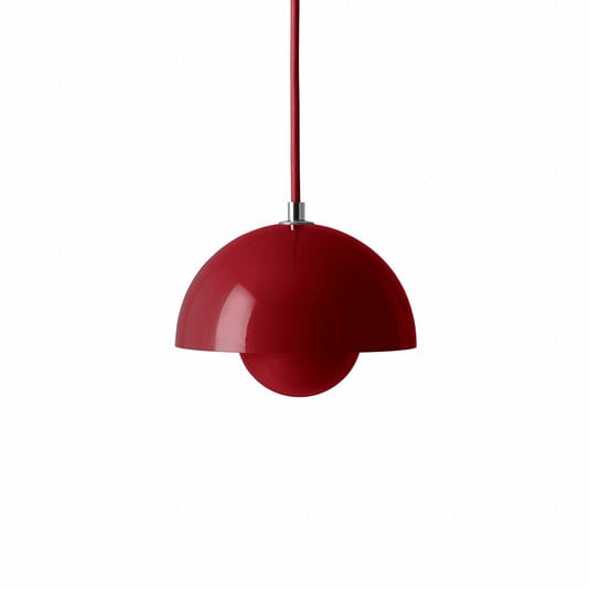 Suspension Flowerpot VP10 rouge vermillon - &Tradition | Acheter ici