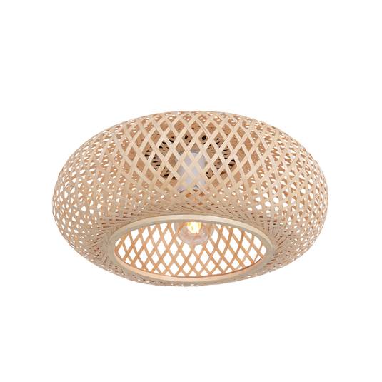 Maze bamboo ceiling light, natural | Lights.co.uk