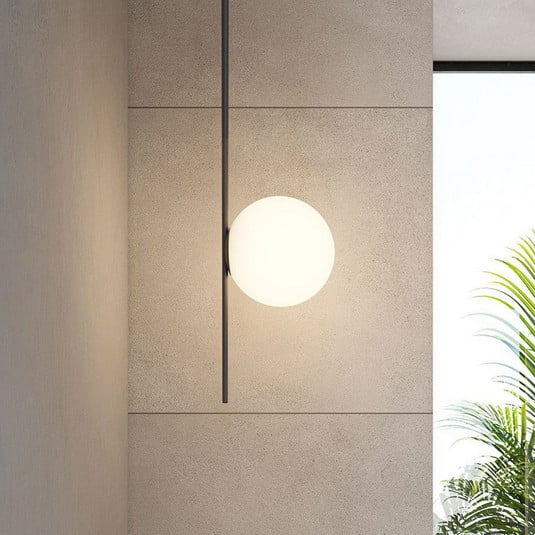 Karman buiten plafondlamp Atmosphere zwart 133 cm kunststof | Lampen24.nl