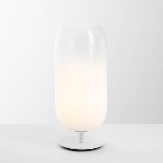 Artemide Gople Mini Tischlampe, weiß/weiß | Lampenwelt.ch
