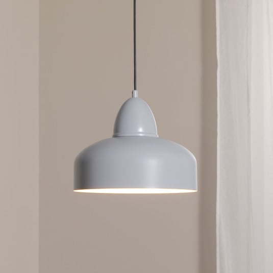 Mille pendant light, 1-bulb, grey | Lights.co.uk