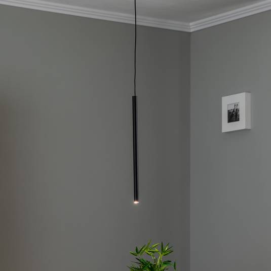Sid pendant light, 1-bulb, black | Lights.co.uk