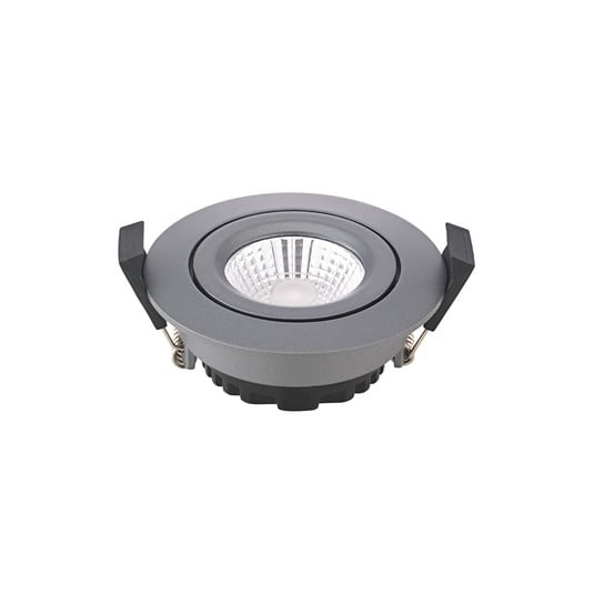 LED recessed ceiling spot Diled, Ø 8.5cm, 6 W, 3,000 K, anthracite ...