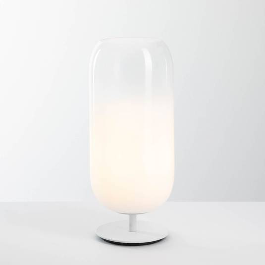 Artemide Gople Mini Tischlampe, weiß/weiß | Lampenwelt.de