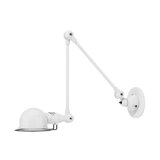 Jieldé Signal SI331 wall lamp 2-part arm white | Lights.co.uk