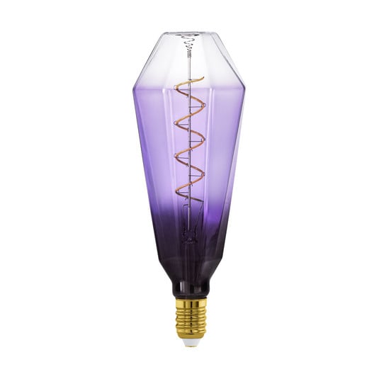 E27 LED bulb 4W T100 1,800K filament purple dimmable | Lights.co.uk