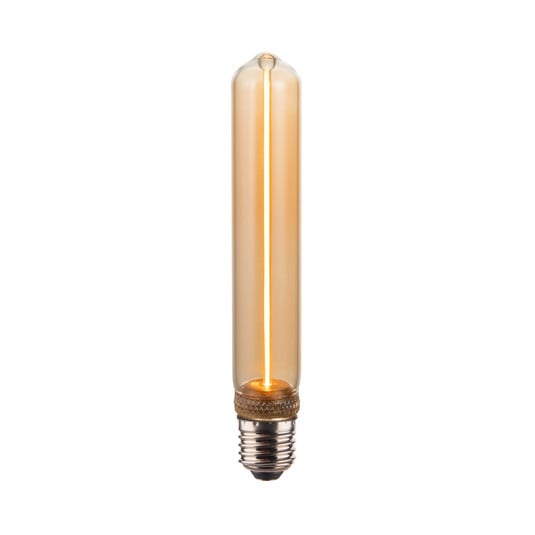 PR Home Edge LED bulb E27 gold 2W 1,800K dimmable T30 | Lights.co.uk