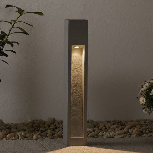 SLV Arrock Stone LED path light made of natural stone | Lights.co.uk